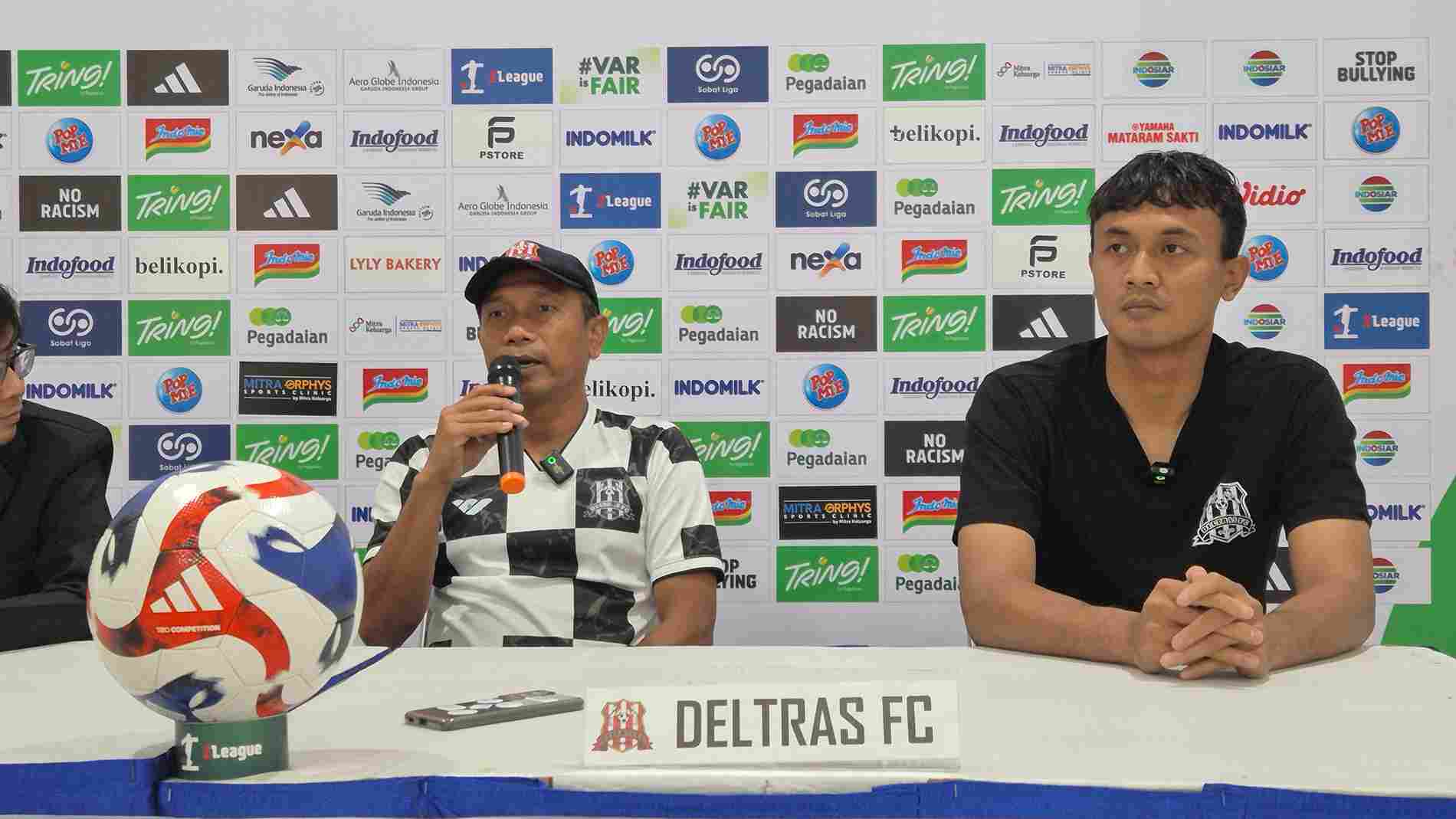 Minus Dua Pemain, Deltras FC Tetap Bidik Poin di Markas PSIS