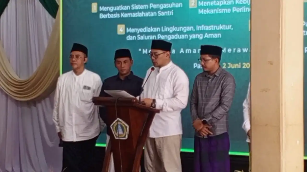 PBNU Luncurkan Gerakan Pesantren Ramah Anak dari Pasuruan, Gus Yahya ...